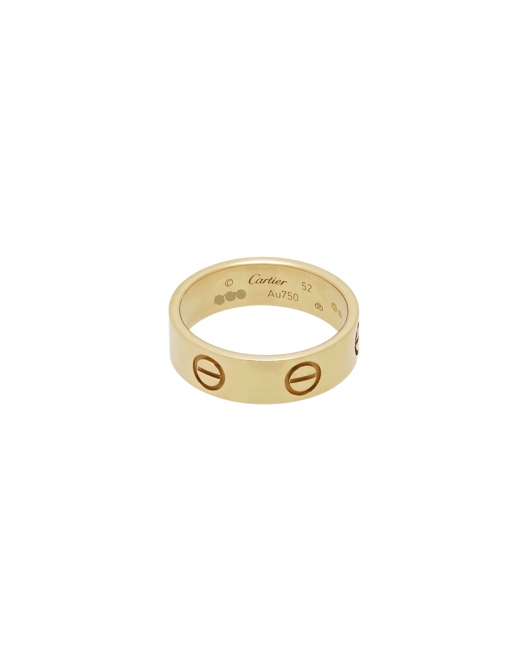 Anello Cartier love classico oro giallo ricondizionato a 1.465,00€